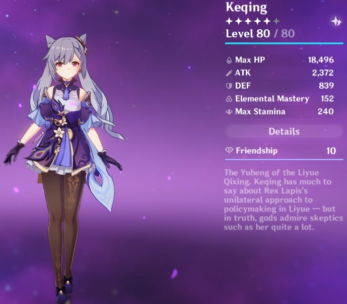 supreme Keqing team Genshin Impact | HoYoLAB