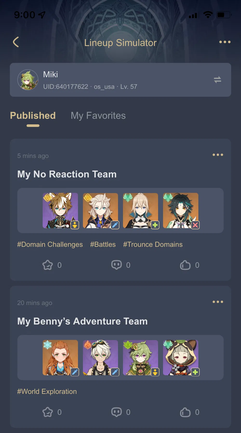 Just used the Lineup Simulator for the First Time Genshin Impact | HoYoLAB