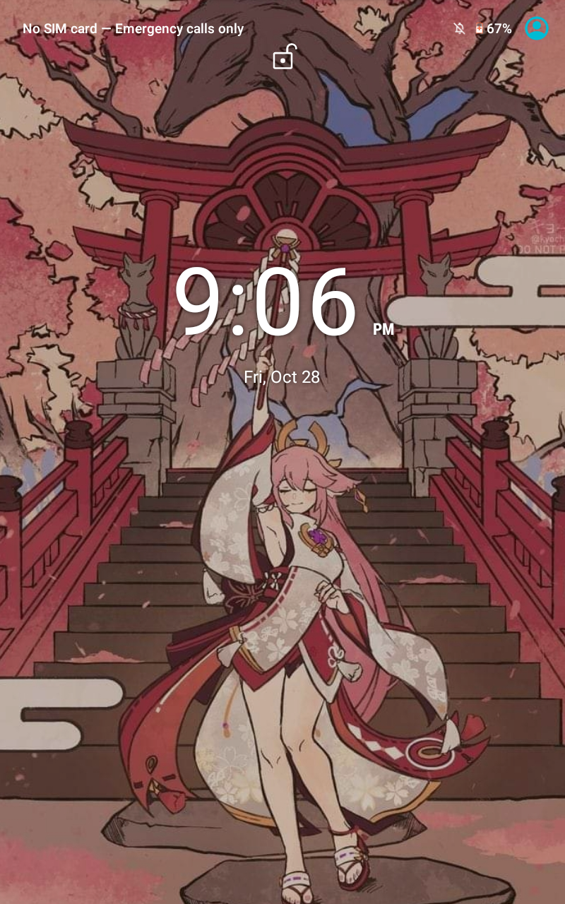 my lock screen & home screen Genshin Impact | HoYoLAB