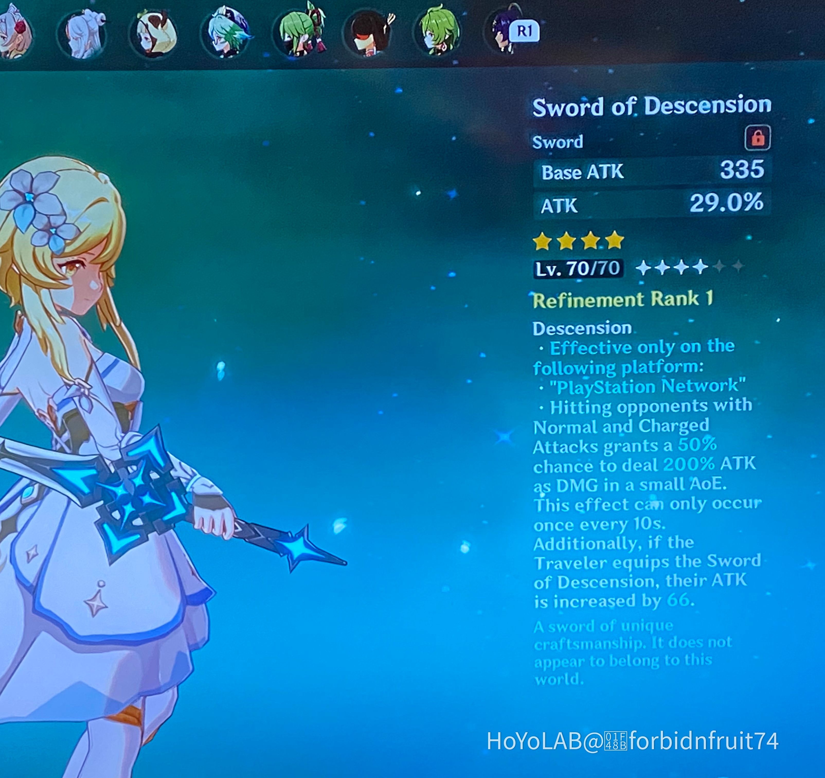 Sword of Descension Genshin Impact | HoYoLAB