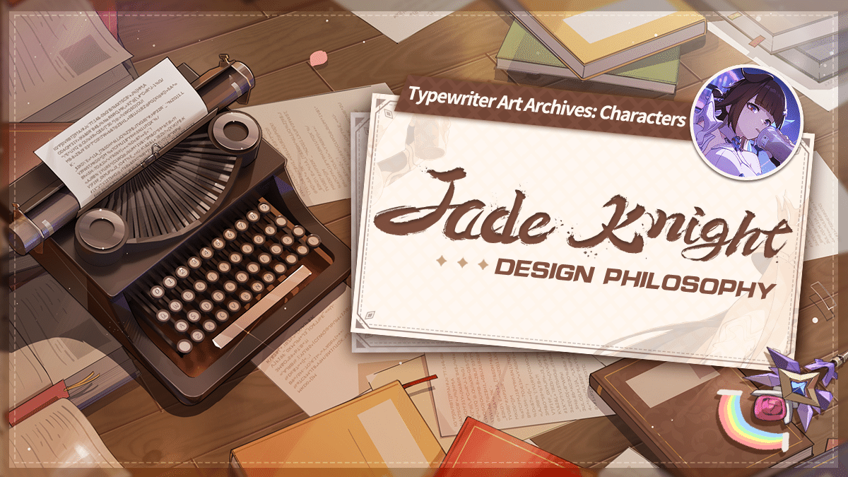 Typewriter Art Archives: Characters Jade Knight Honkai Impact 3rd | HoYoLAB