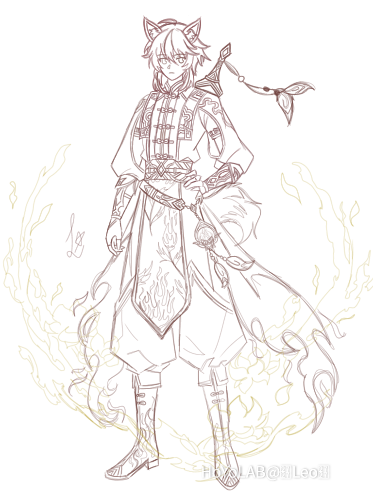 Pyro Sumeru OC WIP~ Genshin Impact | HoYoLAB