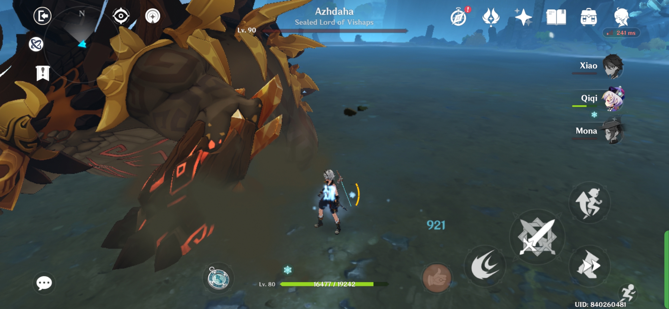 Azdaha, master of no health challenge Genshin Impact | HoYoLAB