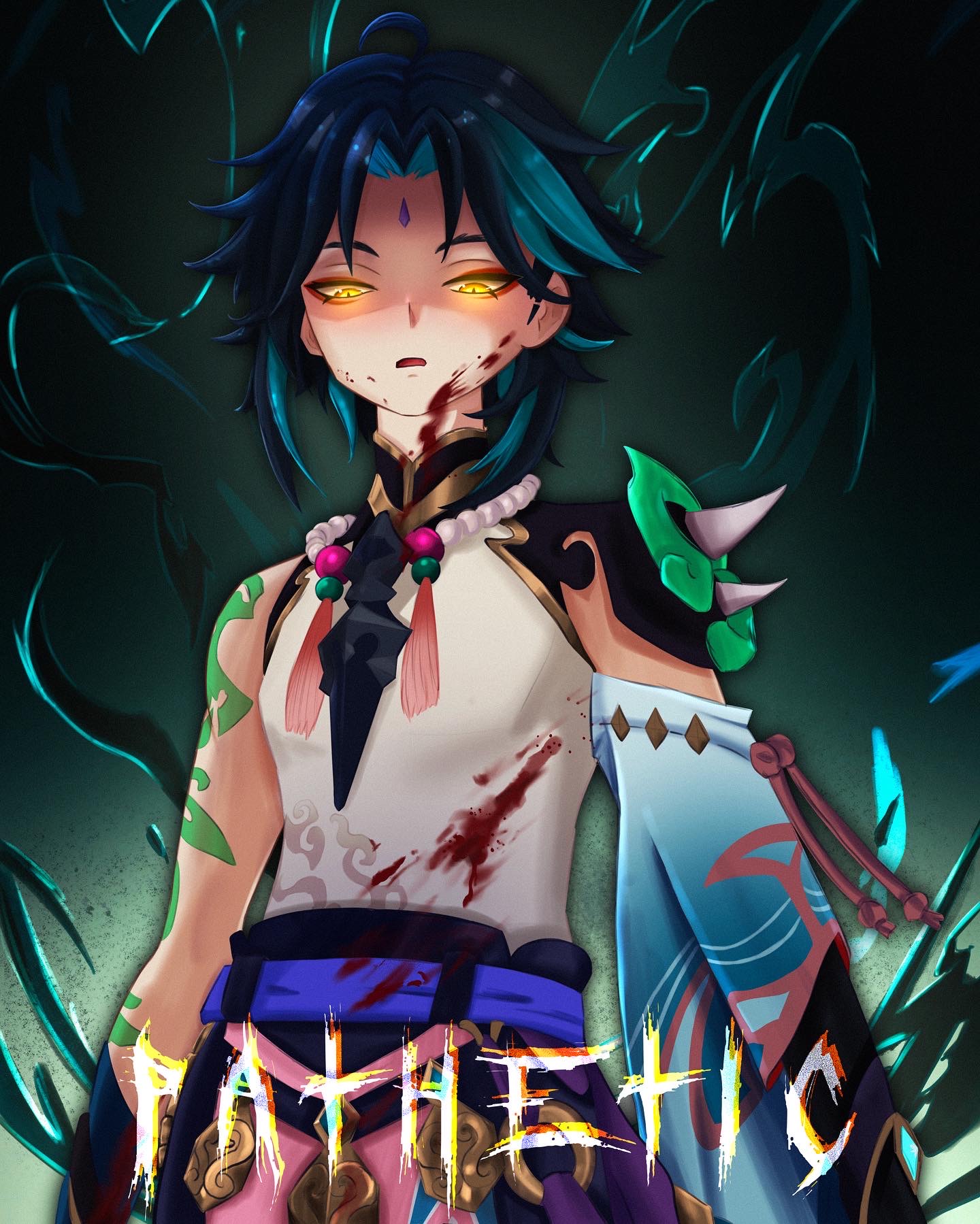 Pathetic - Xiao Fan Art Genshin Impact | HoYoLAB