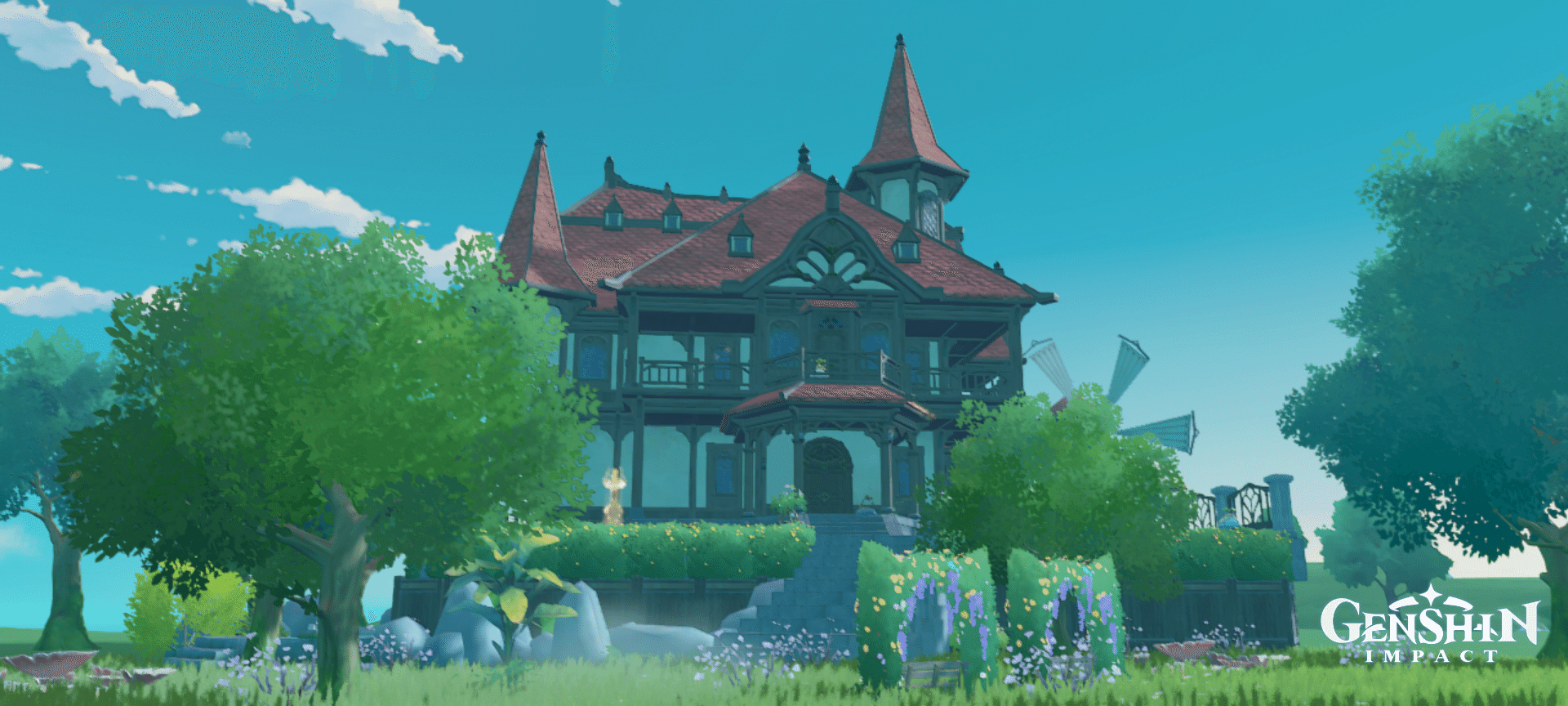 Mondstadt style Hotel (Cool Isle teapot tour) Genshin Impact | HoYoLAB