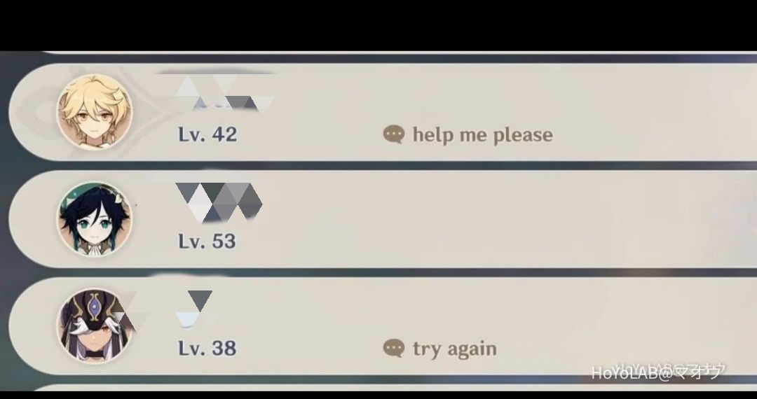 Players' signatures Genshin Impact | HoYoLAB