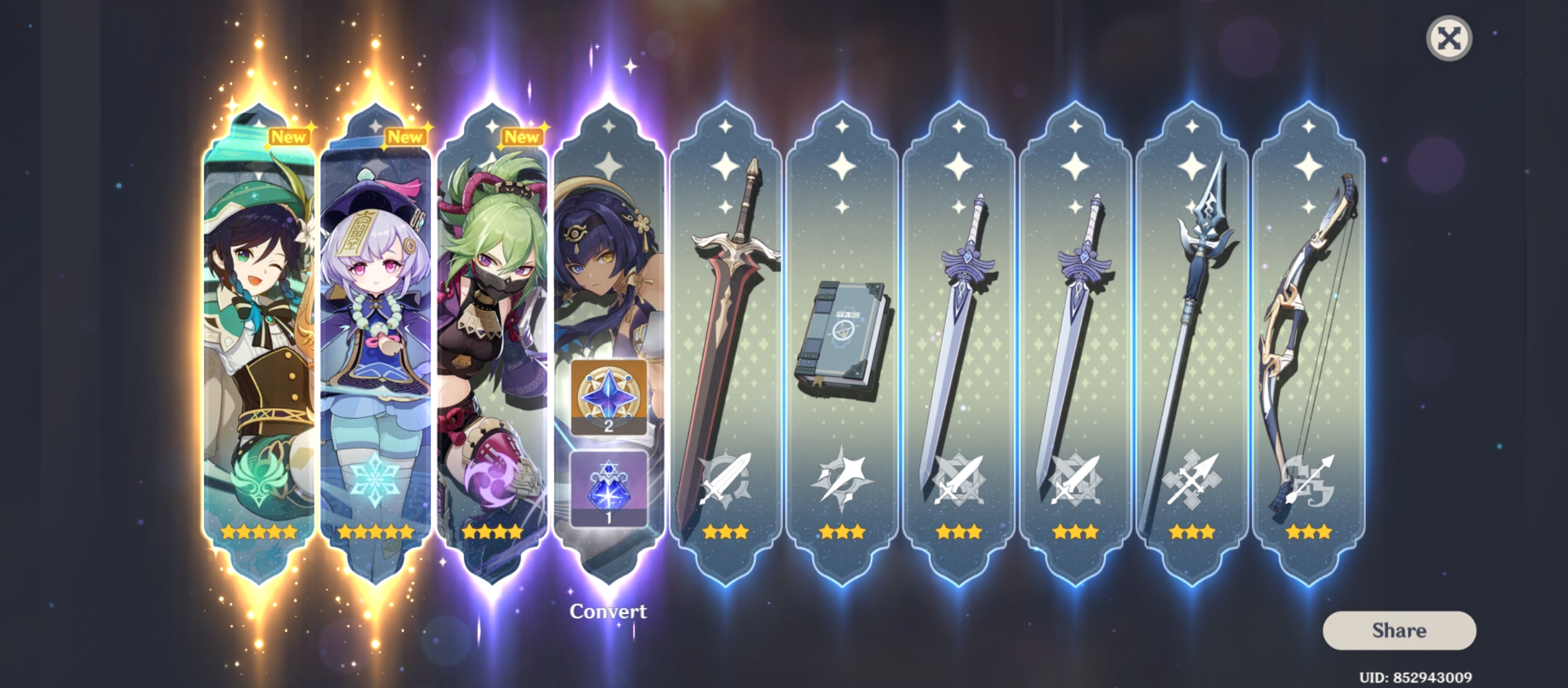 luckiest pull Genshin Impact | HoYoLAB