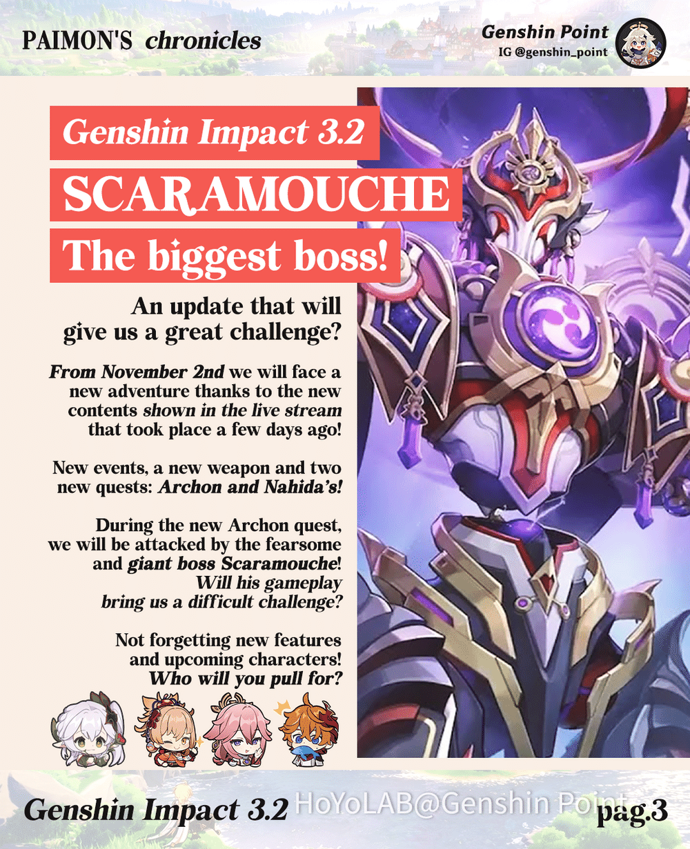 PAIMON'S chronicles - a mini web magazine - ISSUE 01 Genshin Impact ...