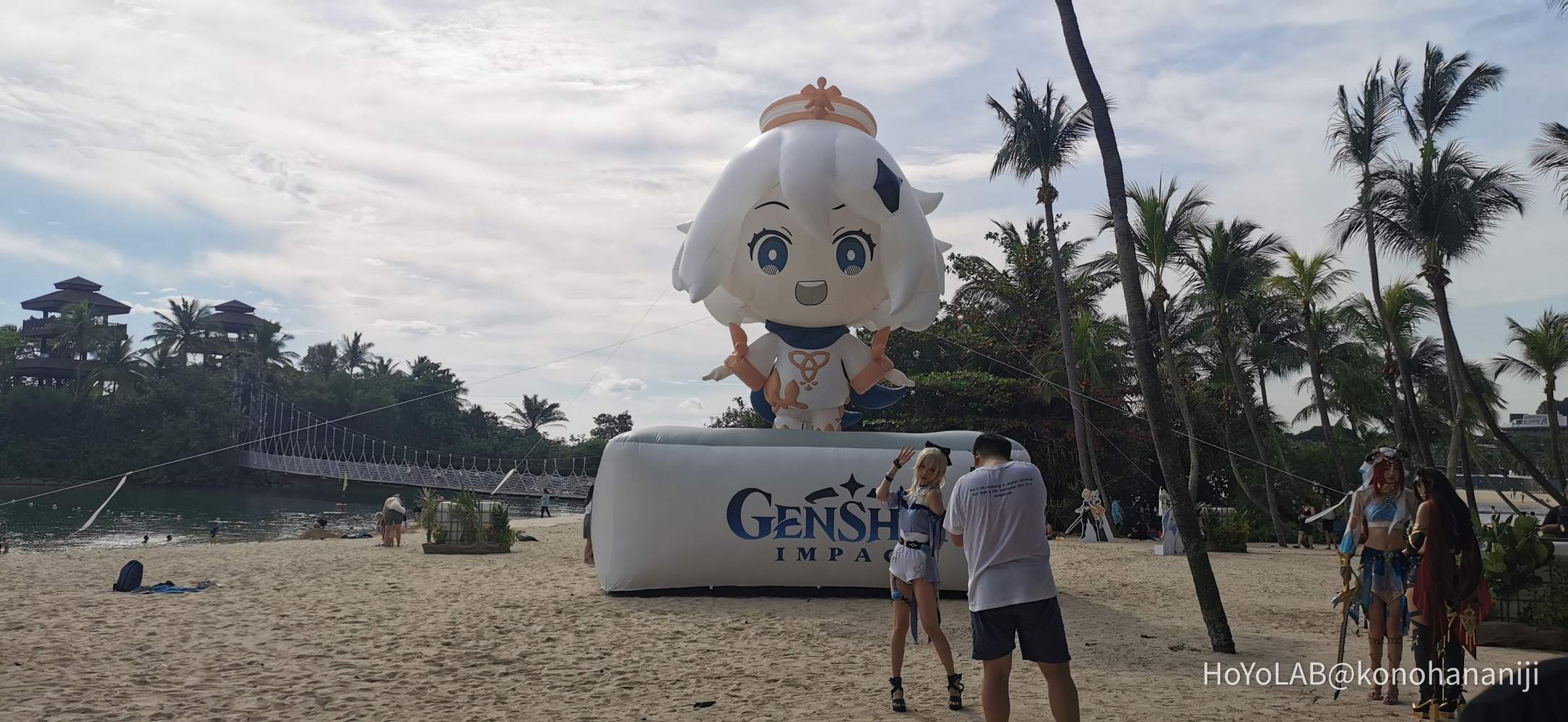 Giant Paimon Visits Sentosa! Genshin Impact | HoYoLAB