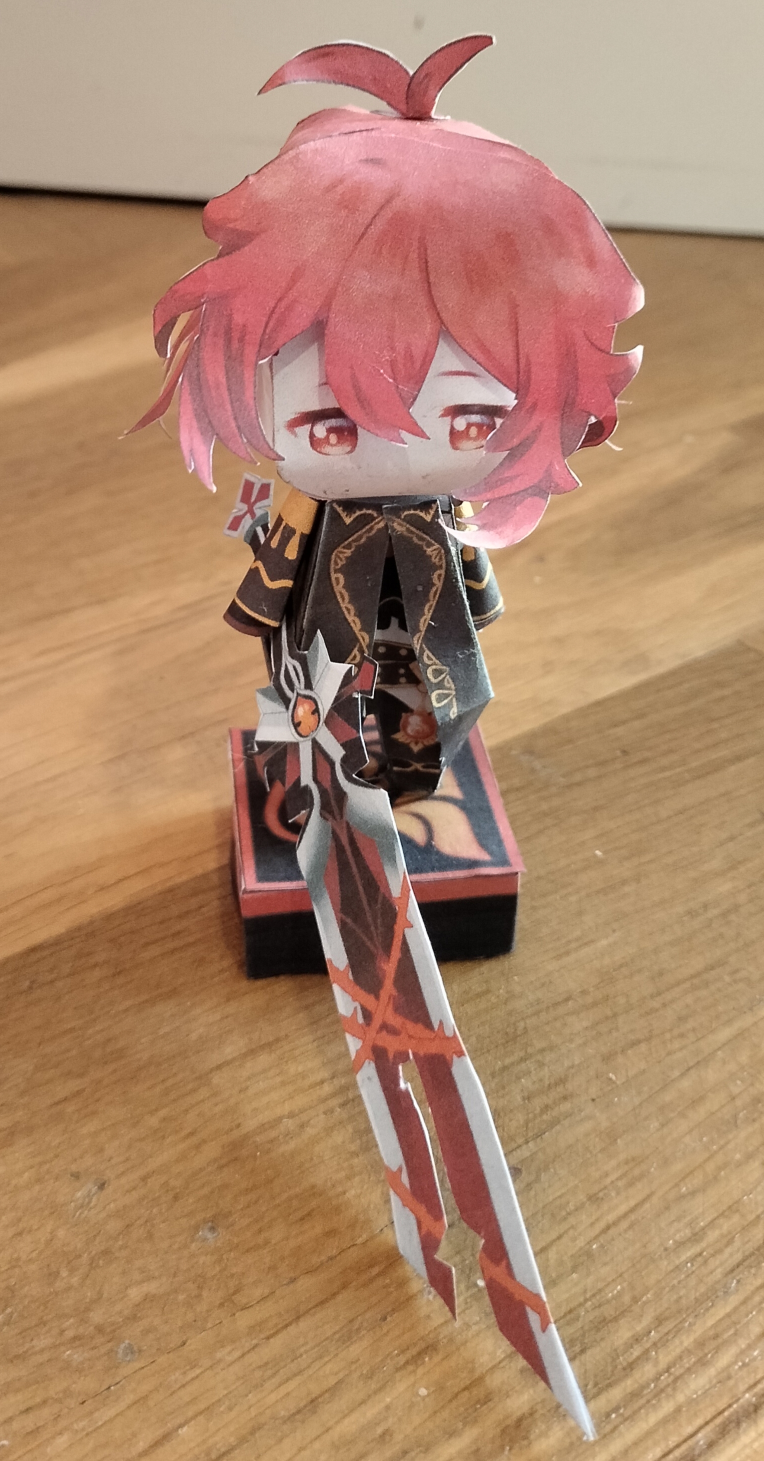 Paper Craft Diluc Genshin Impact | HoYoLAB