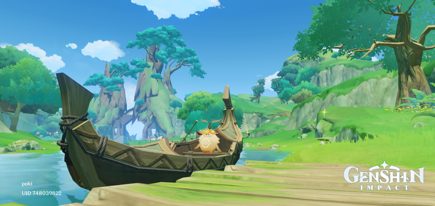 aranara in a boat Genshin Impact | HoYoLAB