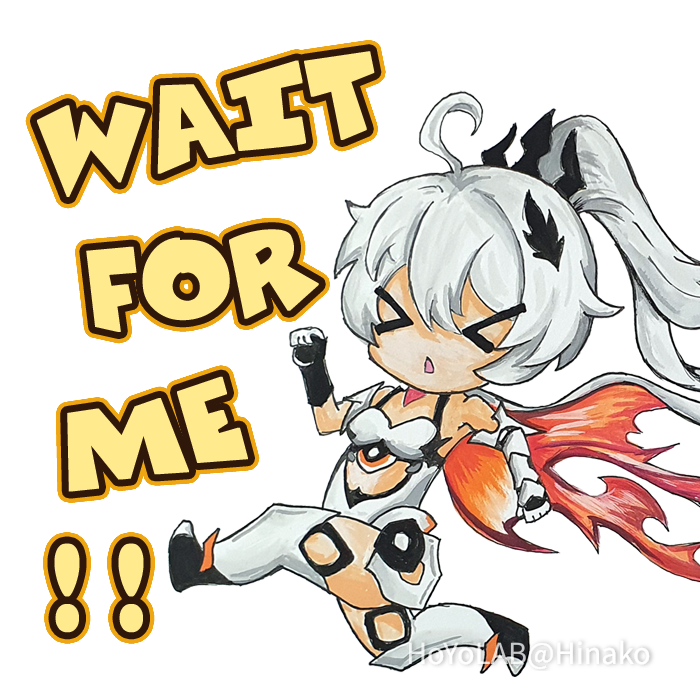 My sticker design for honkai 5th anniversary Honkai Impact 3rd | HoYoLAB