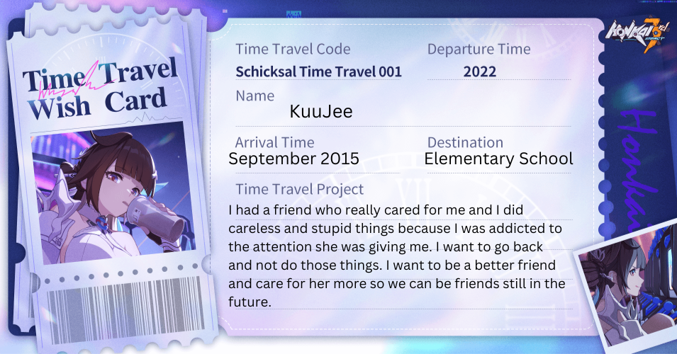 KuuJee's Time Travel Cards: The Things I Would Do If Time Travel Was ...