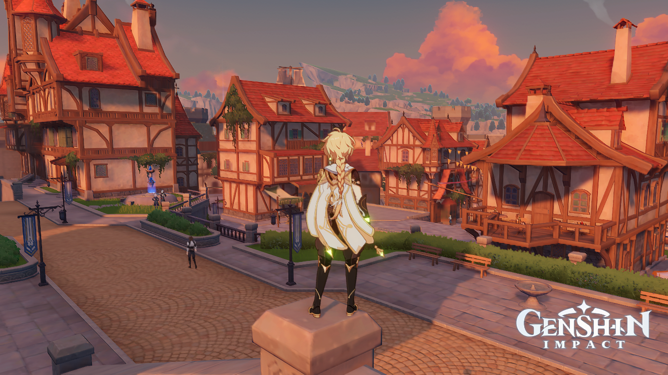 Mondstat in the light of the setting sun Genshin Impact | HoYoLAB