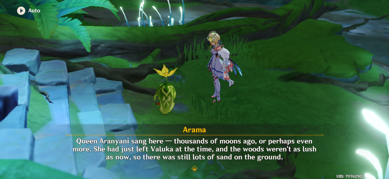 The real name of previous Dendro Archon (Aranyani) Genshin Impact | HoYoLAB