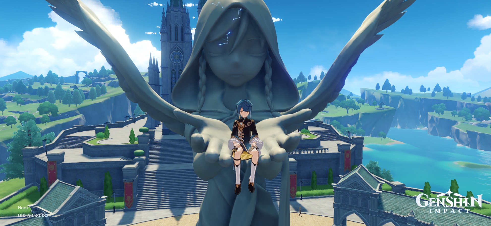 First Pic at Anemo Archon statute Genshin Impact | HoYoLAB