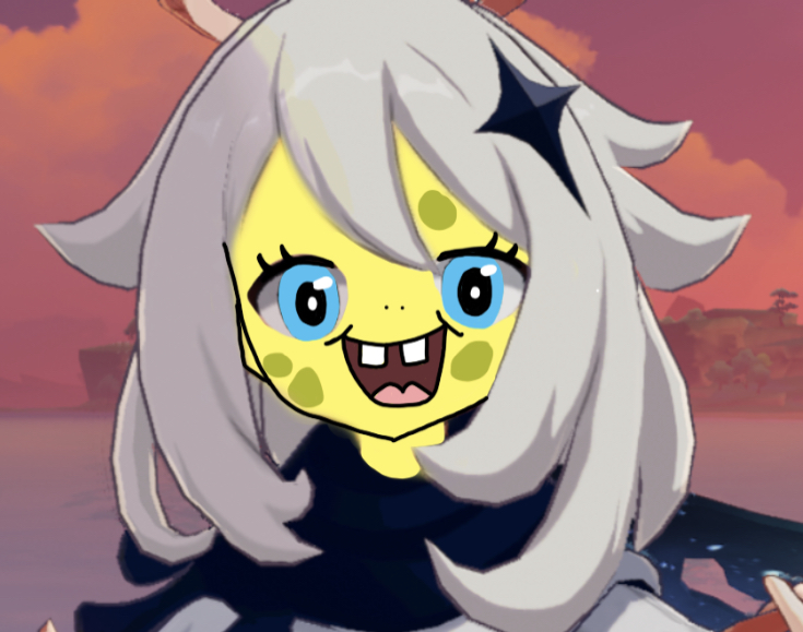 Cursed Paimon: Sponge-paimon | Genshin Impact | HoYoLAB