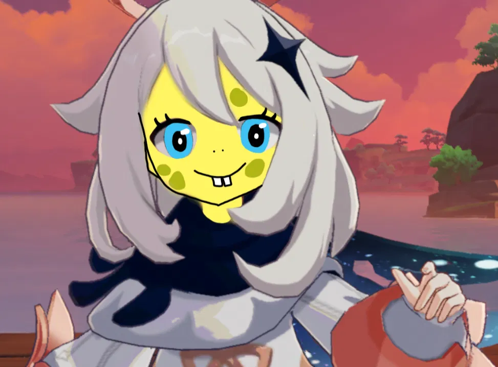 Cursed Paimon: Sponge-paimon Genshin Impact | HoYoLAB