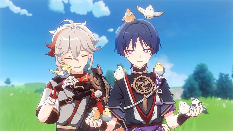 kazuha and scara baby Genshin Impact | HoYoLAB