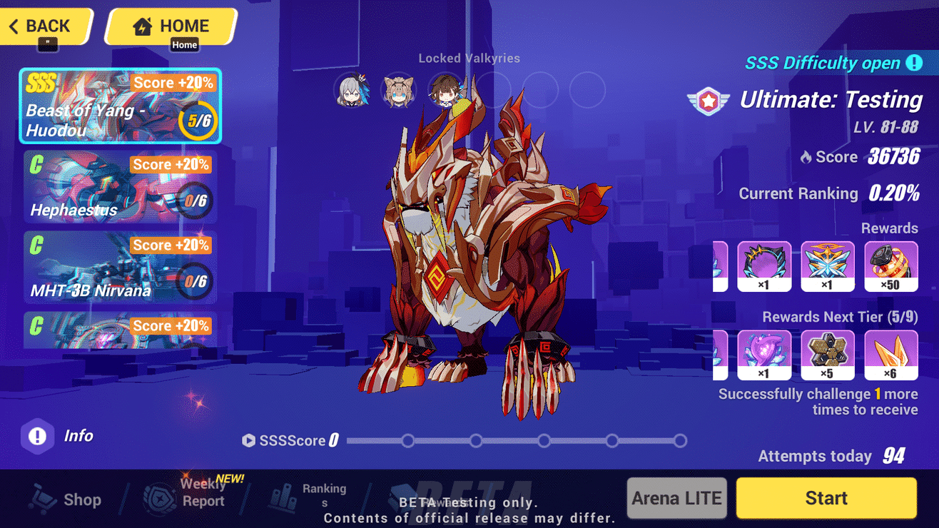 [Guide Beta v6.1 FR] Nouvelle Clé Divine : Etoile d'Eden Honkai Impact ...