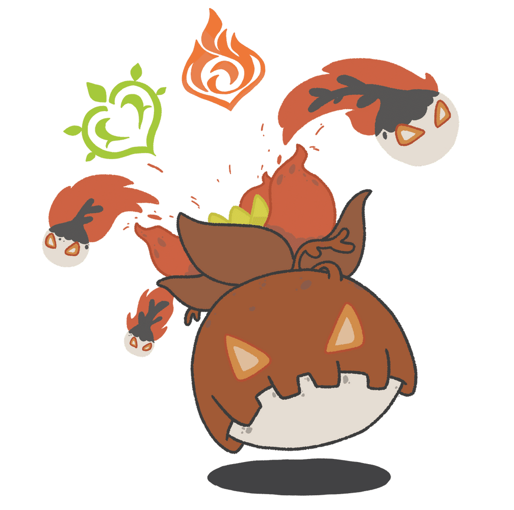 jack-o'-lantern Dendro Slime Genshin Impact | HoYoLAB