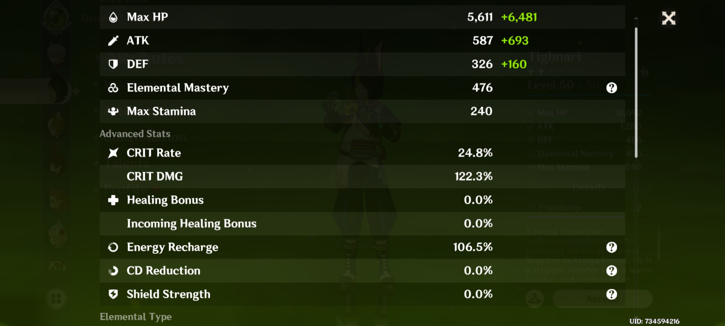 Stat check Genshin Impact | HoYoLAB