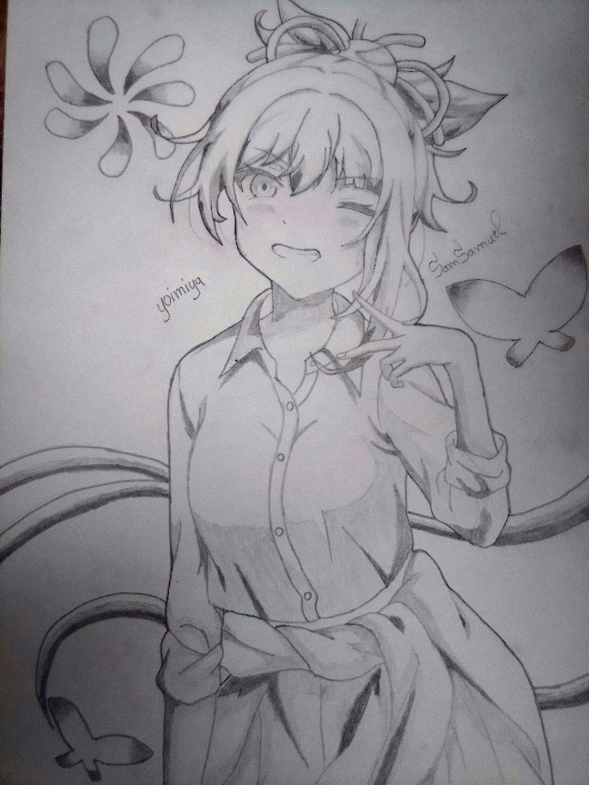 my yoimiya art Genshin Impact | HoYoLAB