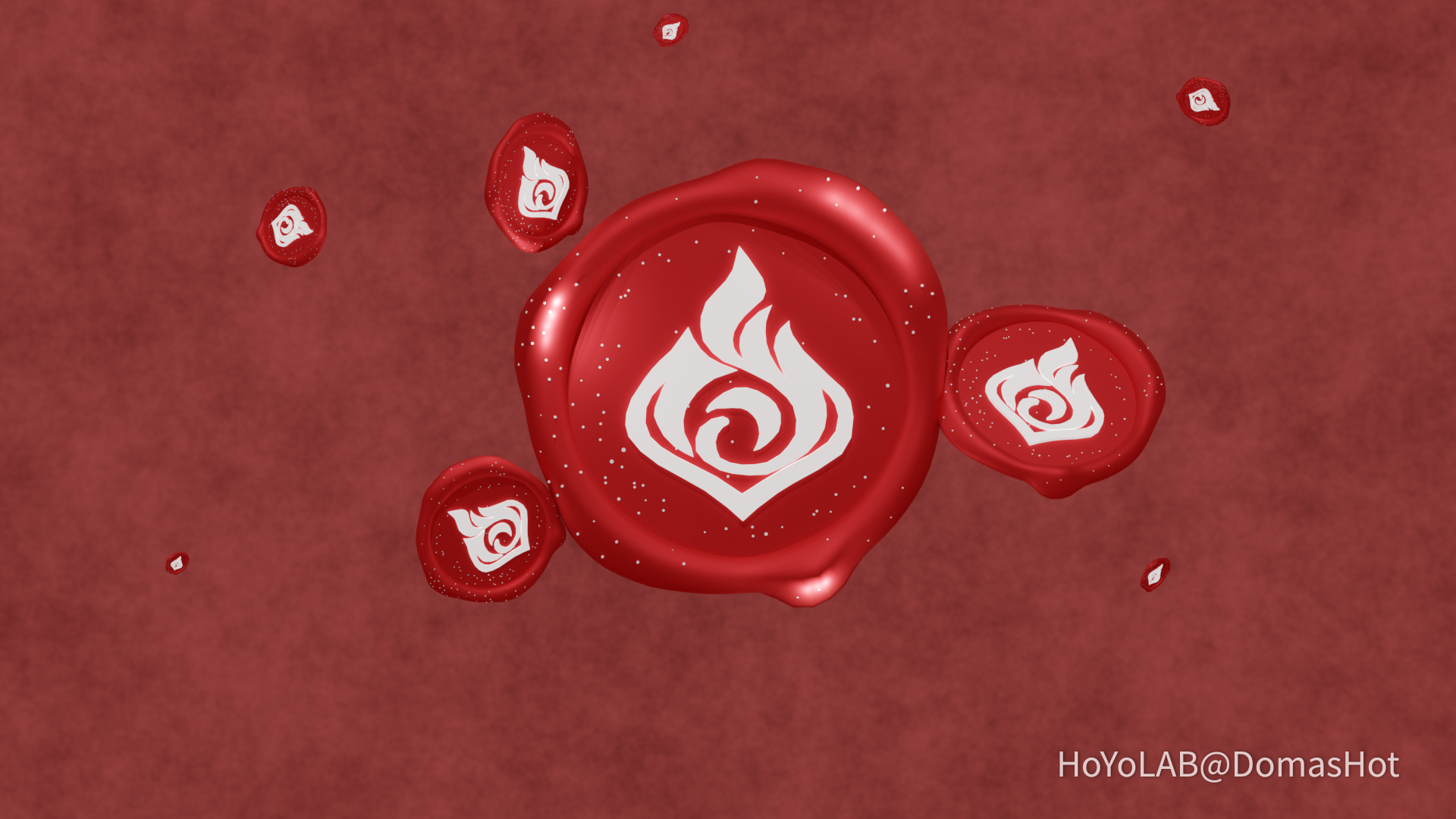 Pyro sigil 3D blender model Genshin Impact | HoYoLAB