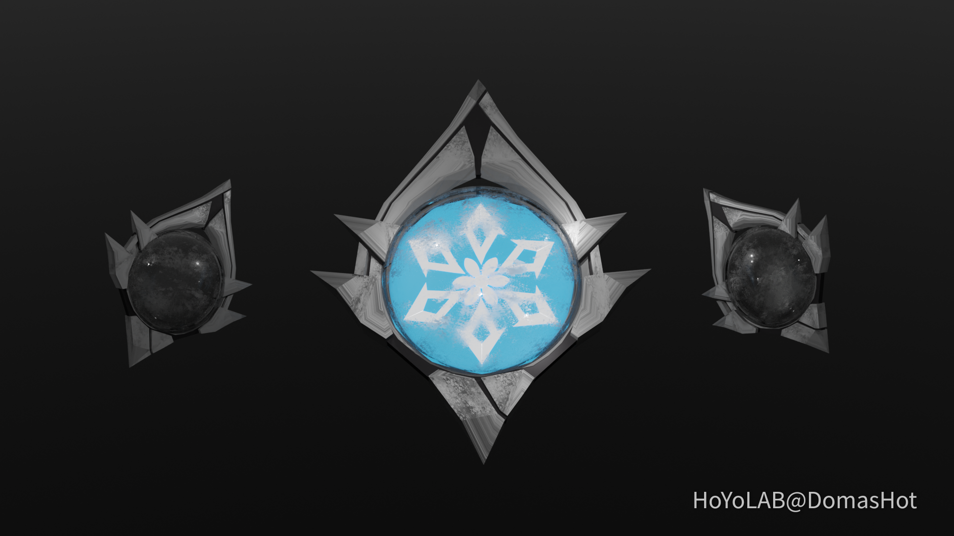 Cryo vision 3D blender model Genshin Impact | HoYoLAB