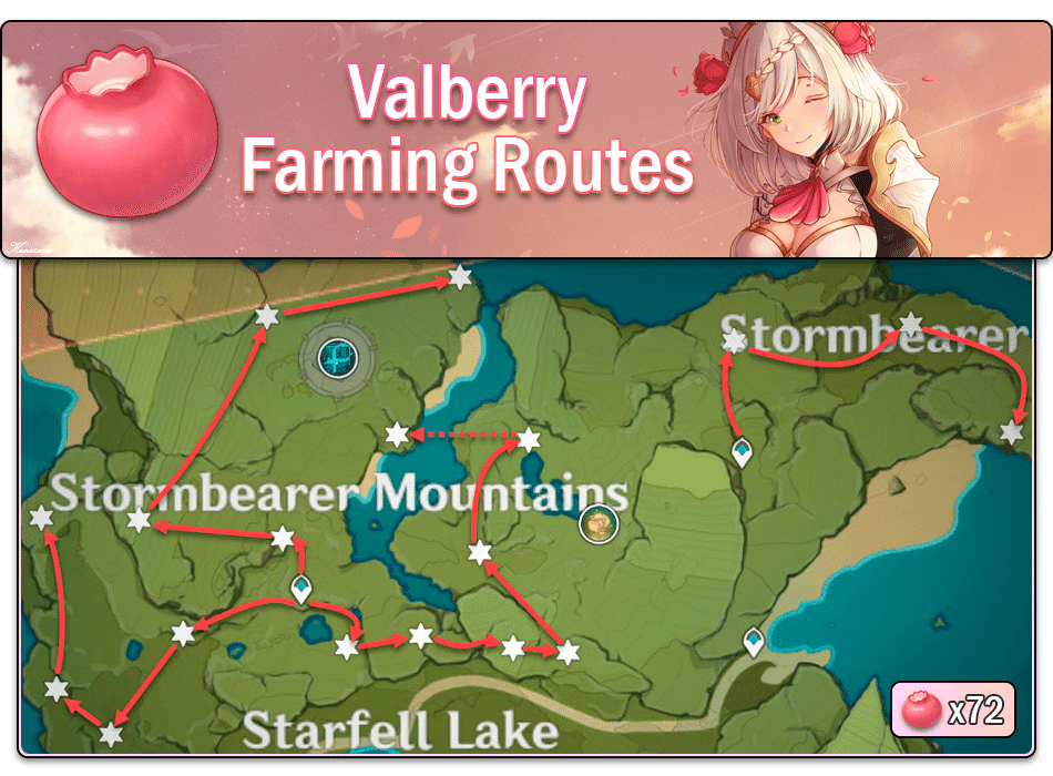 [Version 3.2] Farming Routes Collections - Nahida (Kalpalata Lotus ...