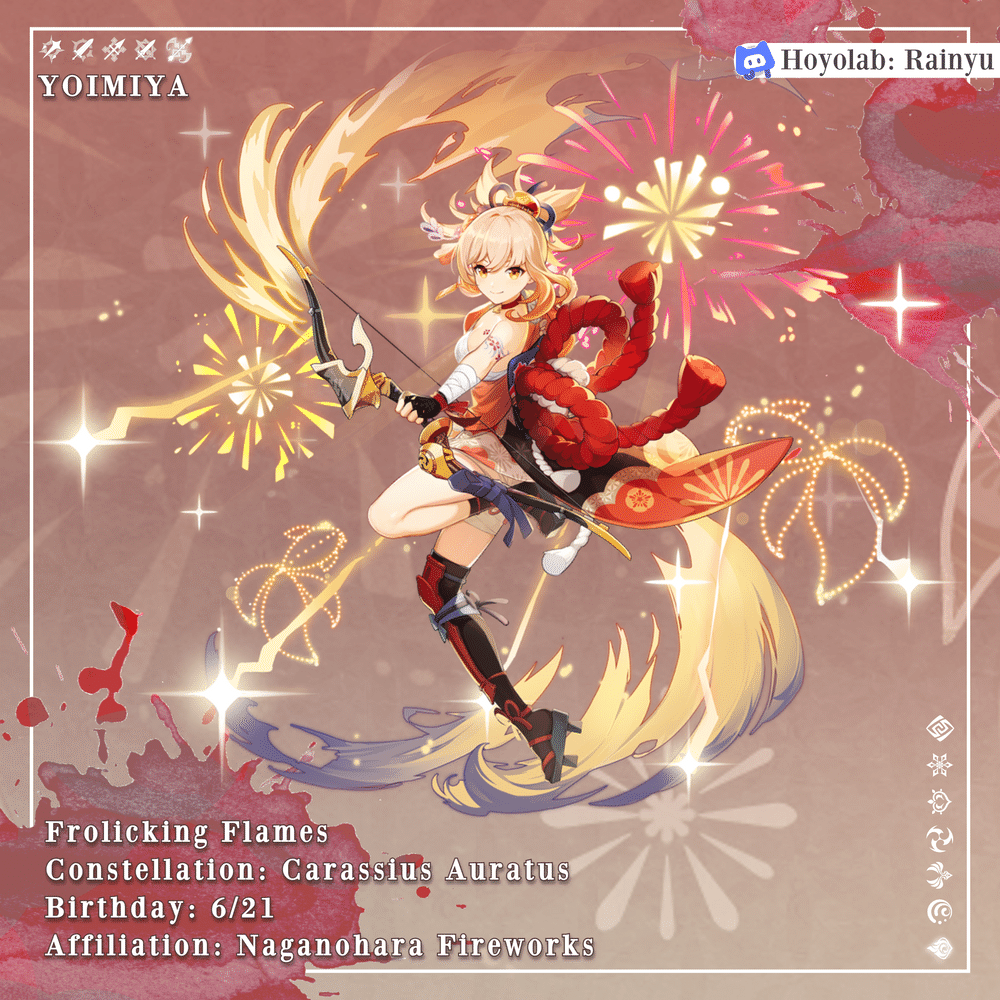 [Version 3.2] "Yoimiya: Frolicking Flames" Guide Genshin Impact | HoYoLAB