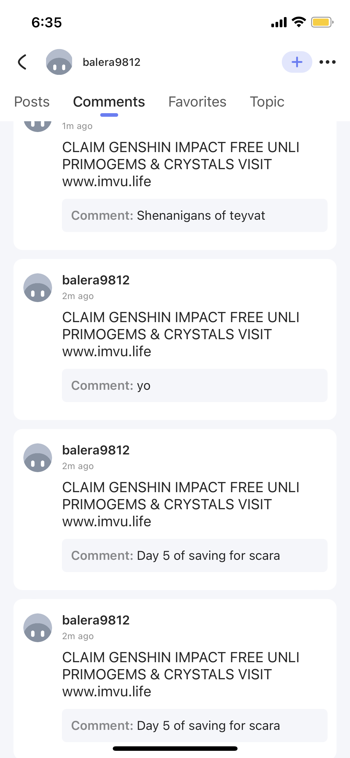 Notice: Bot Influx | HoYoLAB