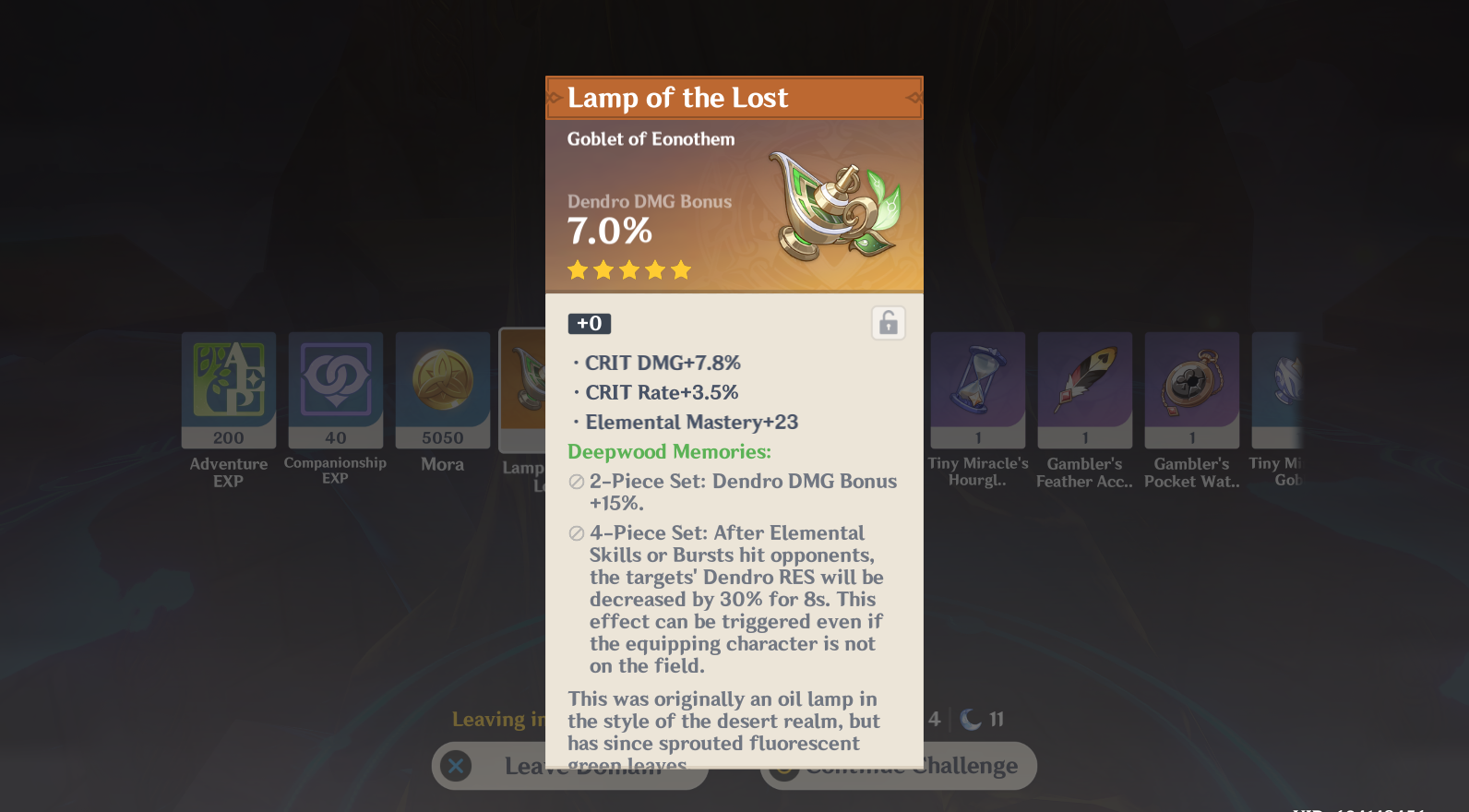 GOD artifact drop Genshin Impact | HoYoLAB