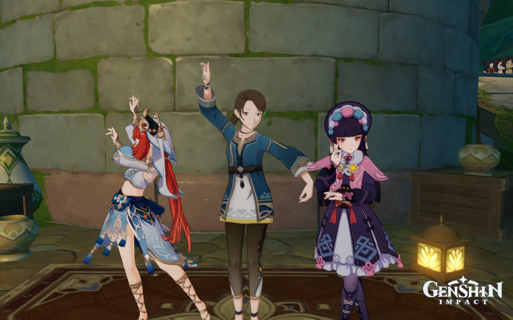 Trio of cute dancers Genshin Impact | HoYoLAB