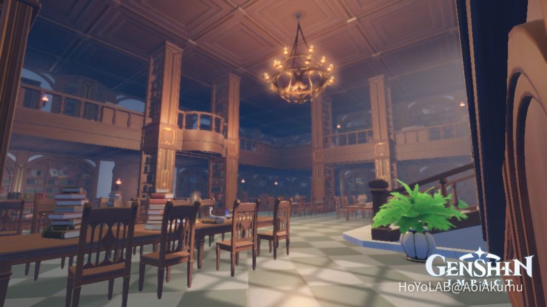 Mondstadt's Library in the Favonious Building Genshin Impact | HoYoLAB