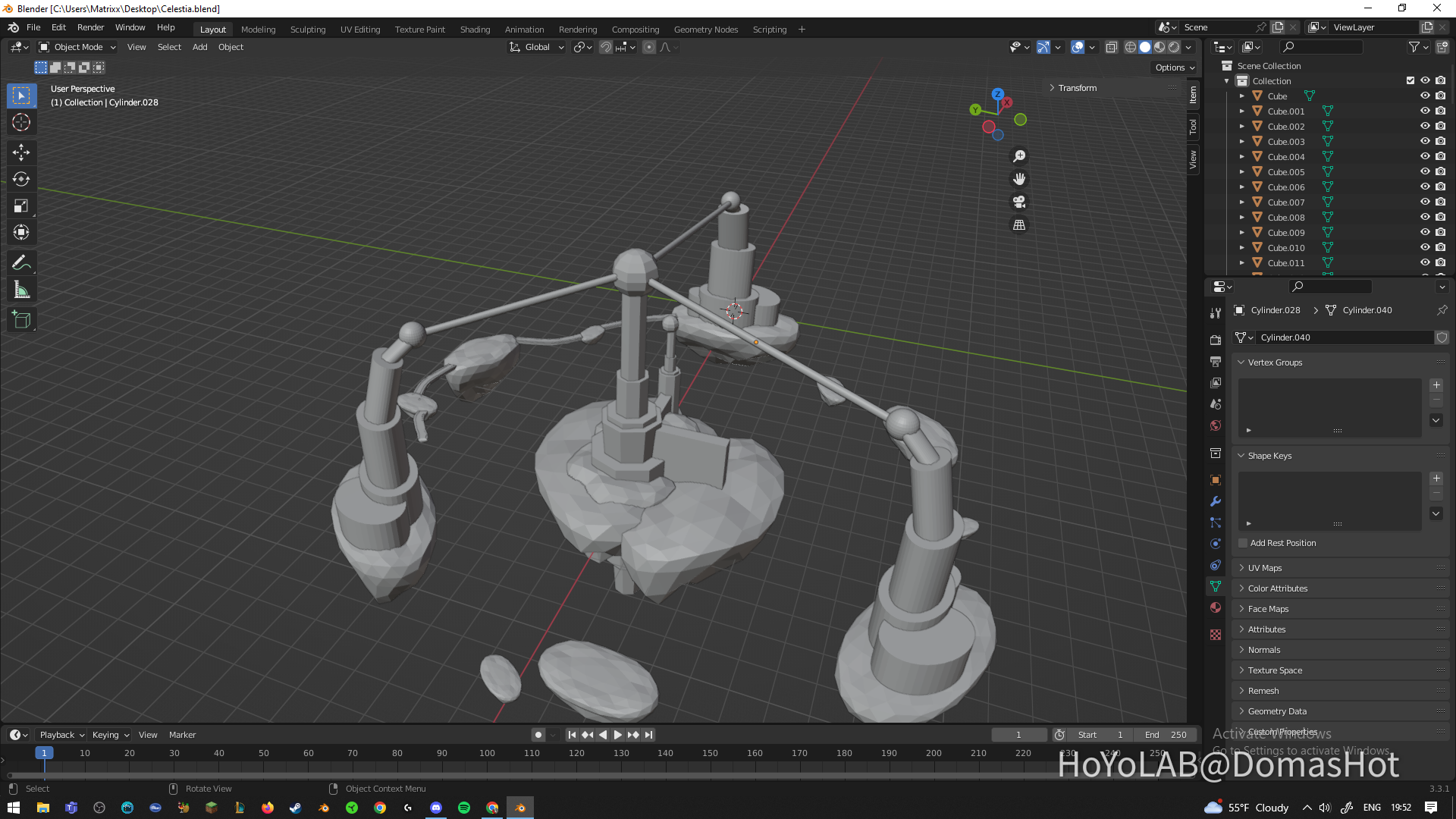 My early Better Celestia project models looked so bad Genshin Impact ...
