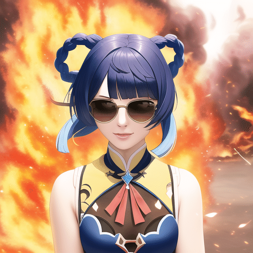 AI-Generated Art #5: Xiangling the Extraordinary Traveler Genshin ...