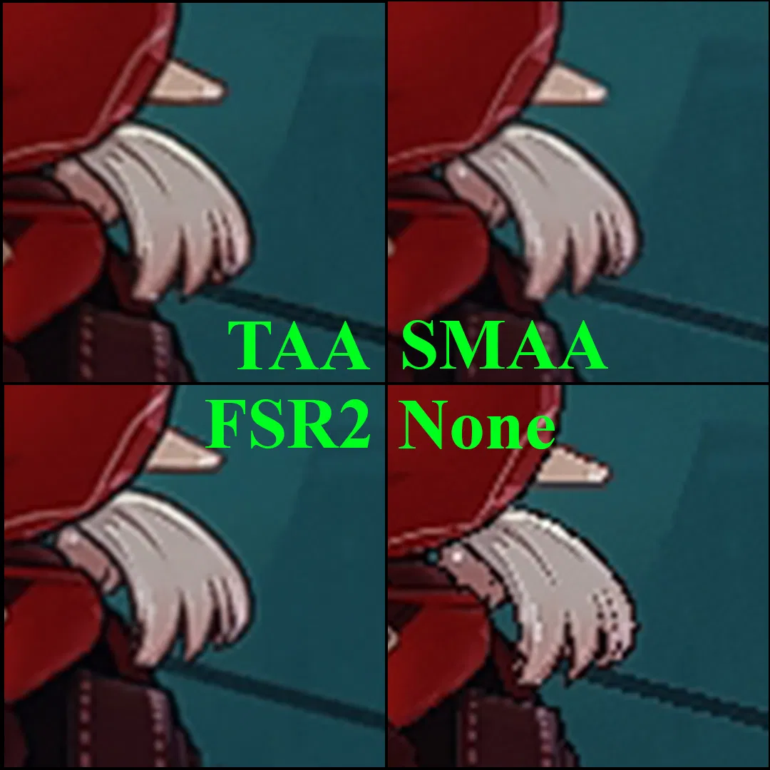 Anti-Aliasing options SMAA & TAA have been removed!!! now only FSR2 or ...