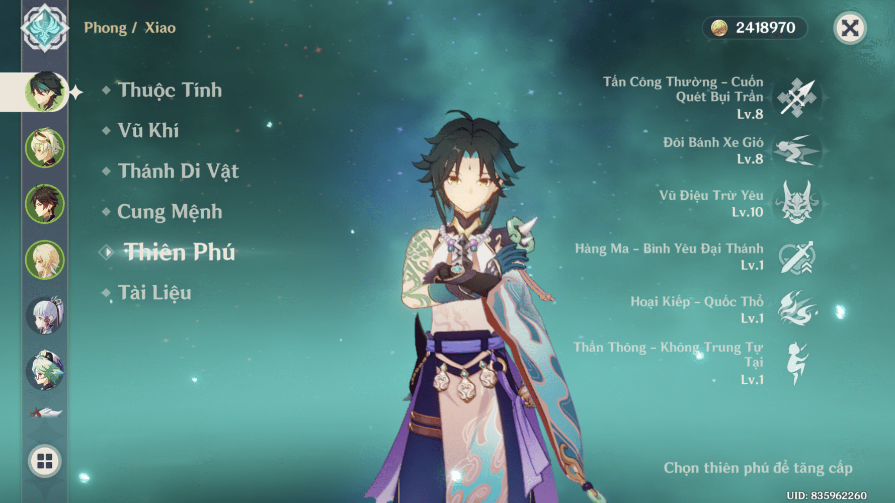 How to build xiao (with homa) and team (no healer) You can use two ...