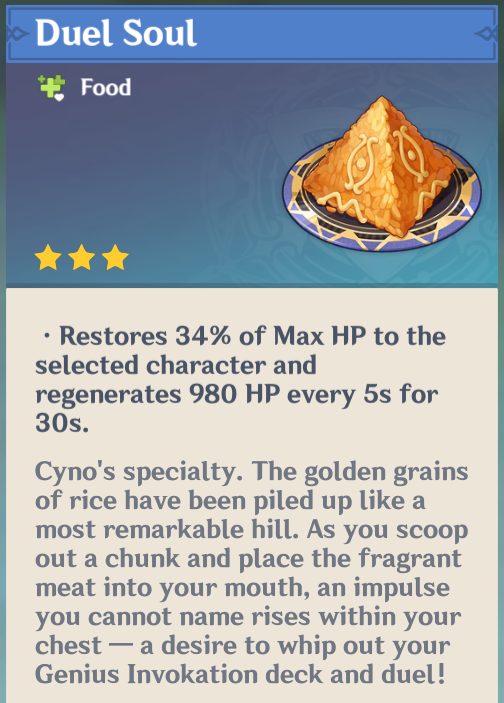 Cyno's specialty Genshin Impact | HoYoLAB