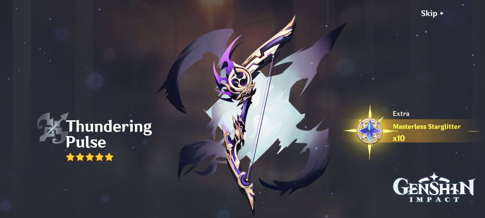 Thundering Pulse bow Genshin Impact | HoYoLAB