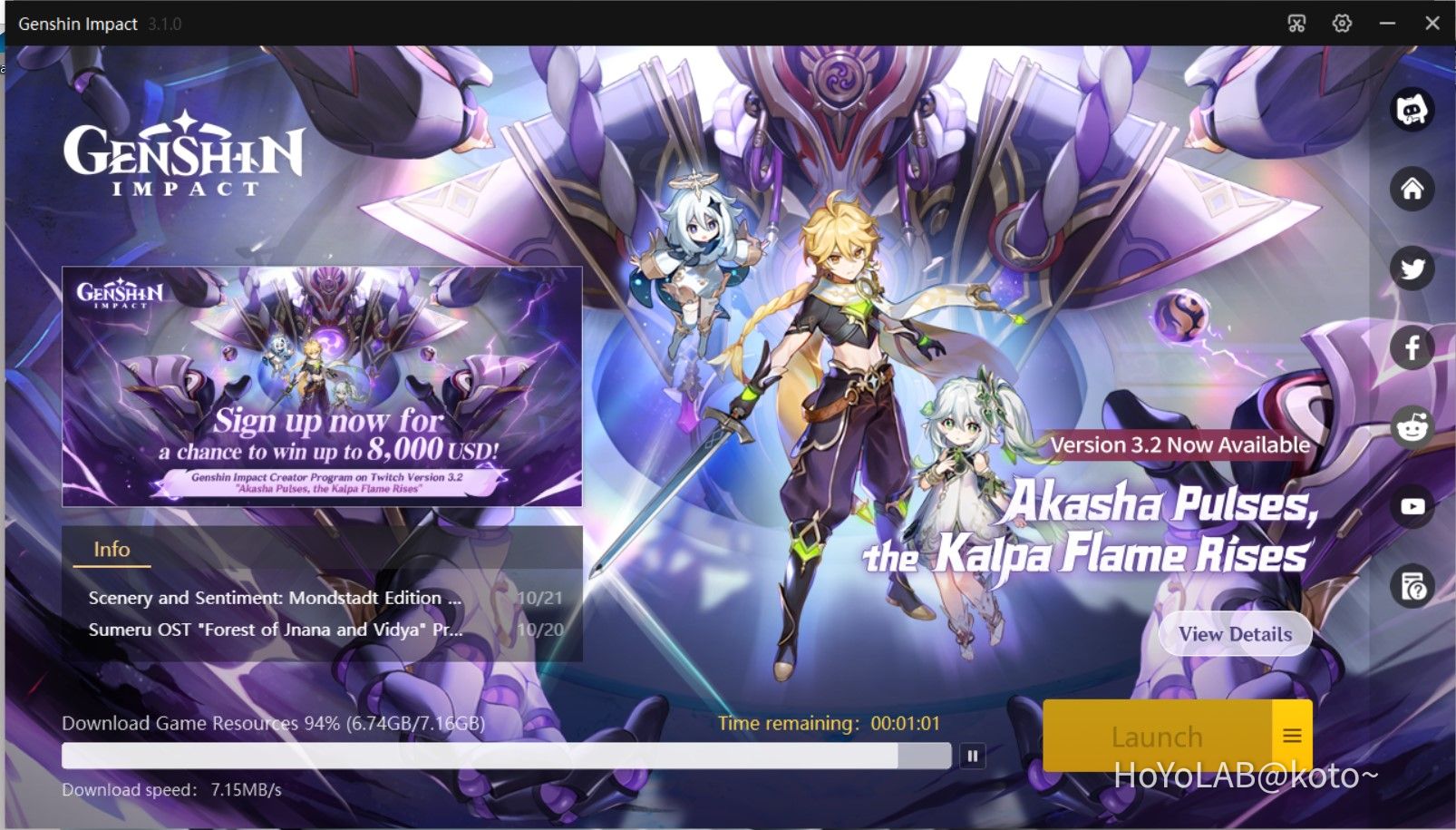 Genshin 3.2 update screen Genshin Impact | HoYoLAB