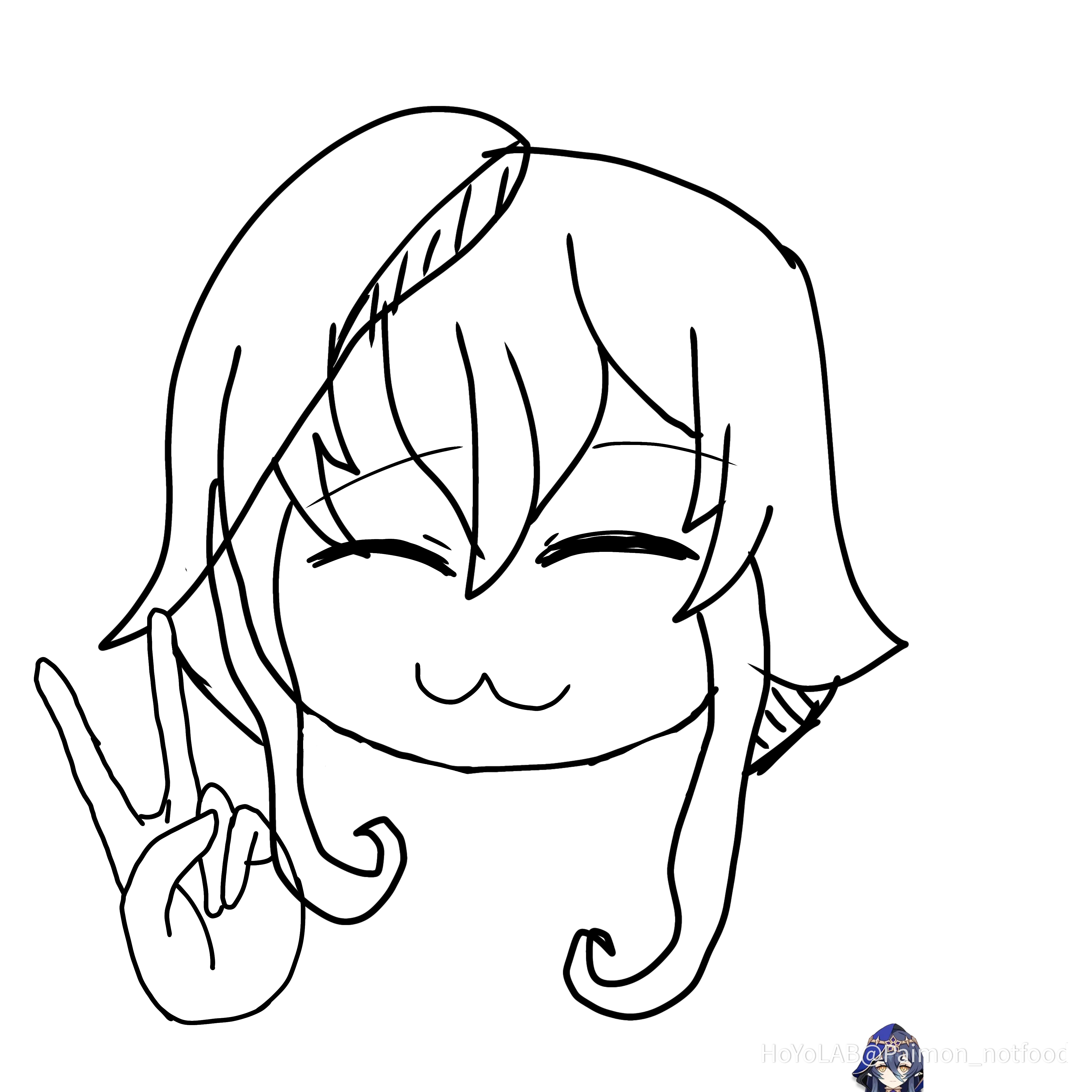 Layla drawing Genshin Impact | HoYoLAB