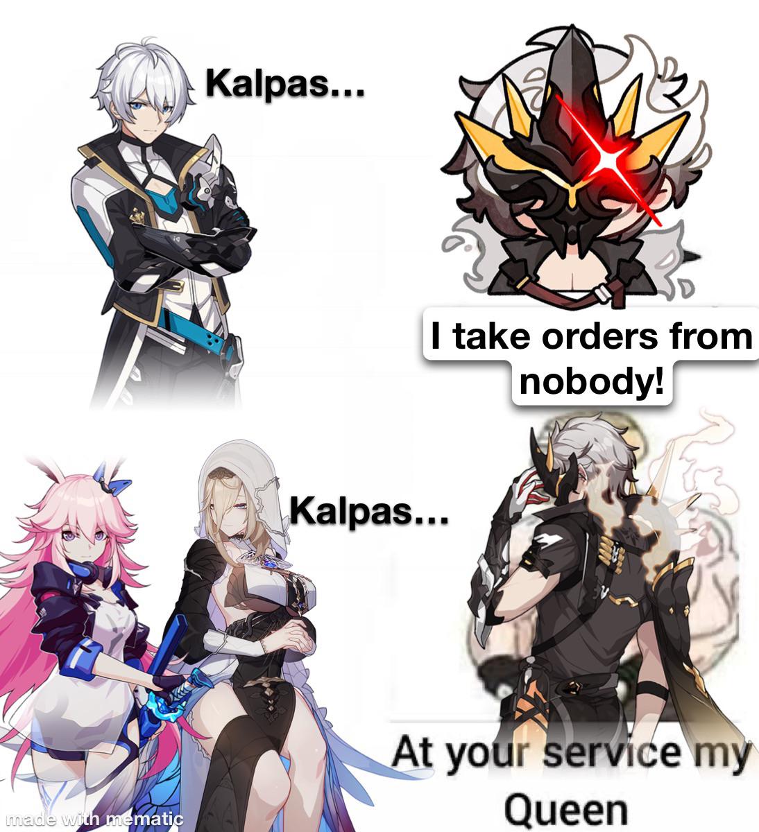 At you service my queen Honkai Impact 3rd | HoYoLAB