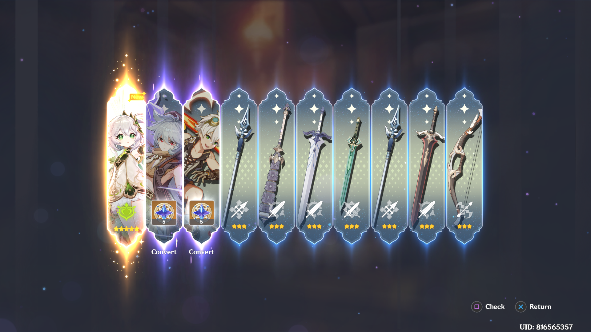 win 50/50 on main acc,guarantee on f2p Genshin Impact | HoYoLAB