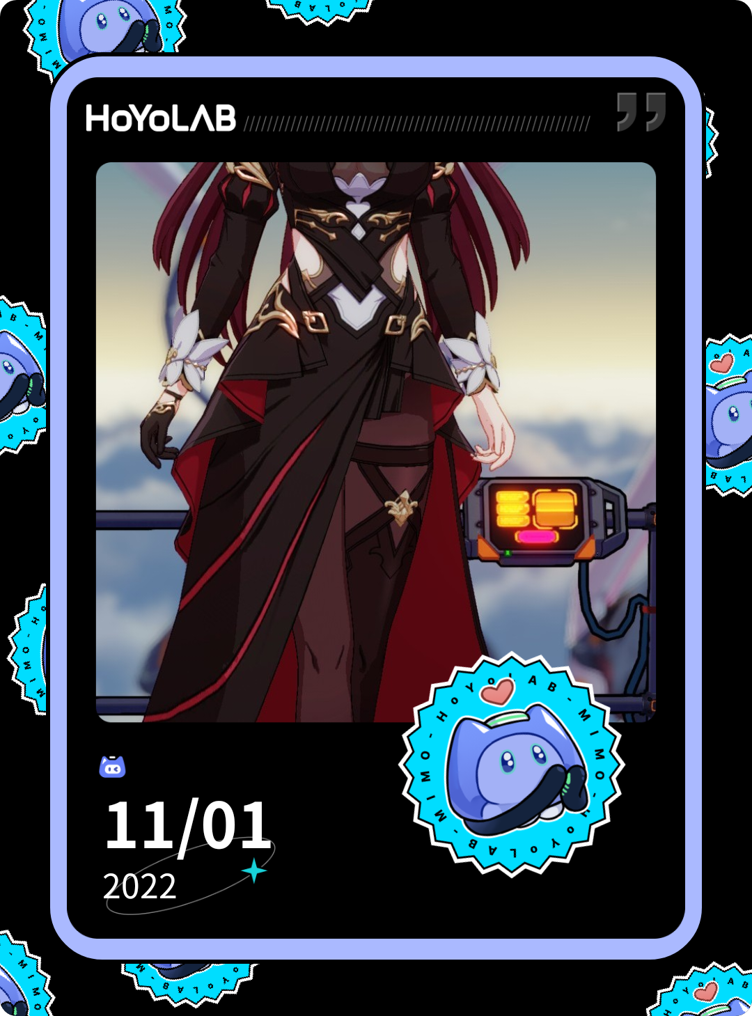 11/01 Diary -# My Character Building Diary Honkai Impact 3rd | HoYoLAB