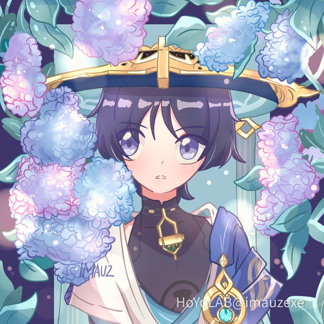 Blue & violet Genshin Impact | HoYoLAB