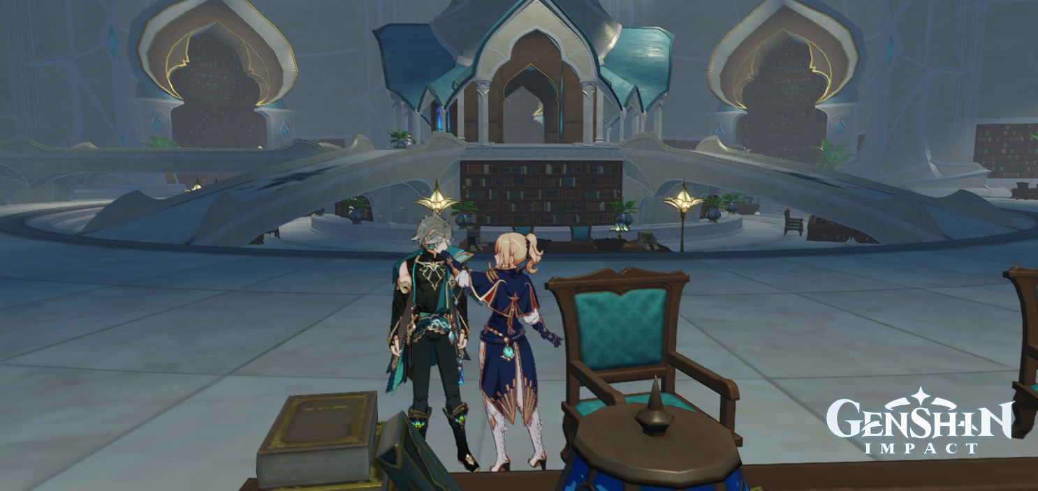 The Reason Why I Stay at the Library Genshin Impact | HoYoLAB