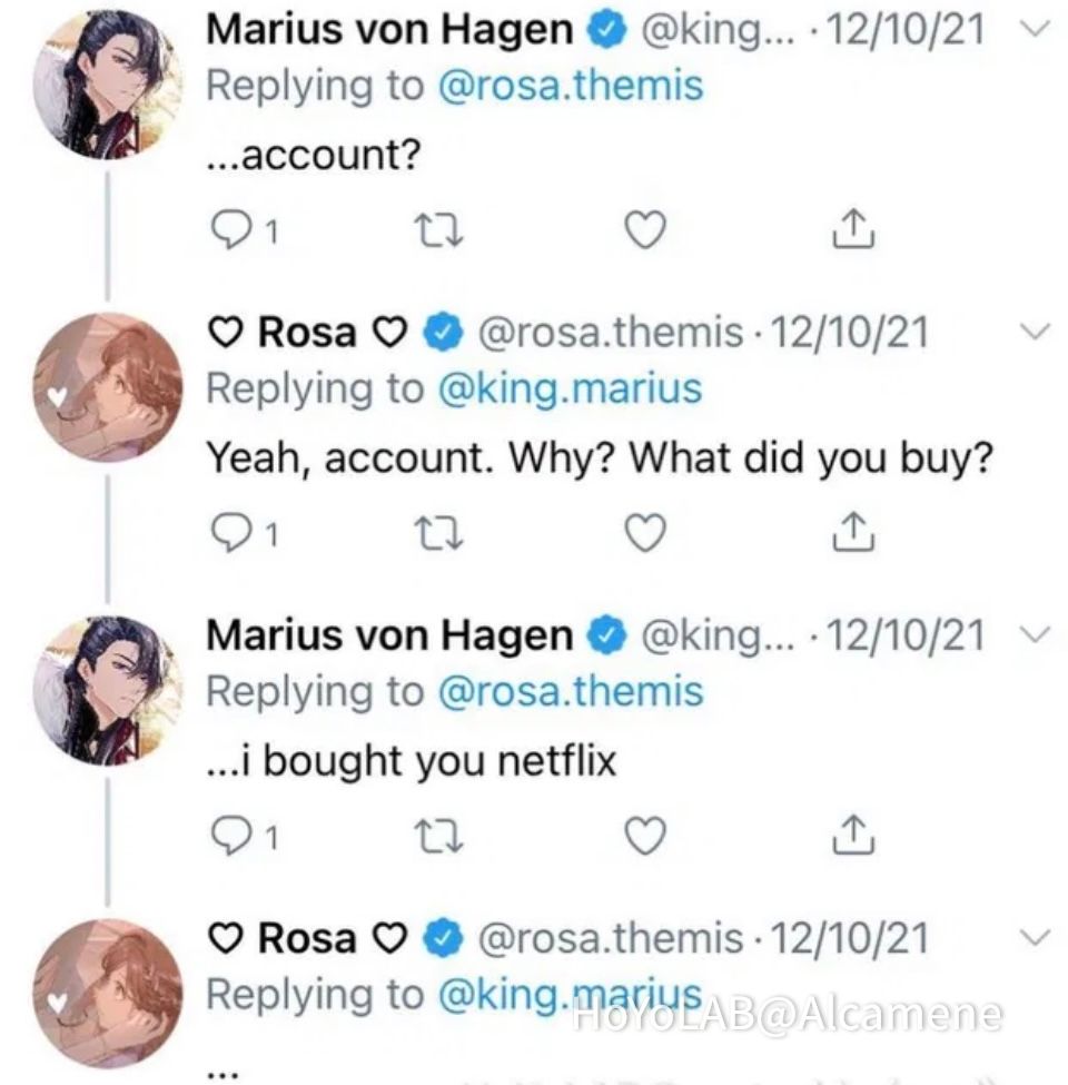 Marius memes Tears of Themis | HoYoLAB