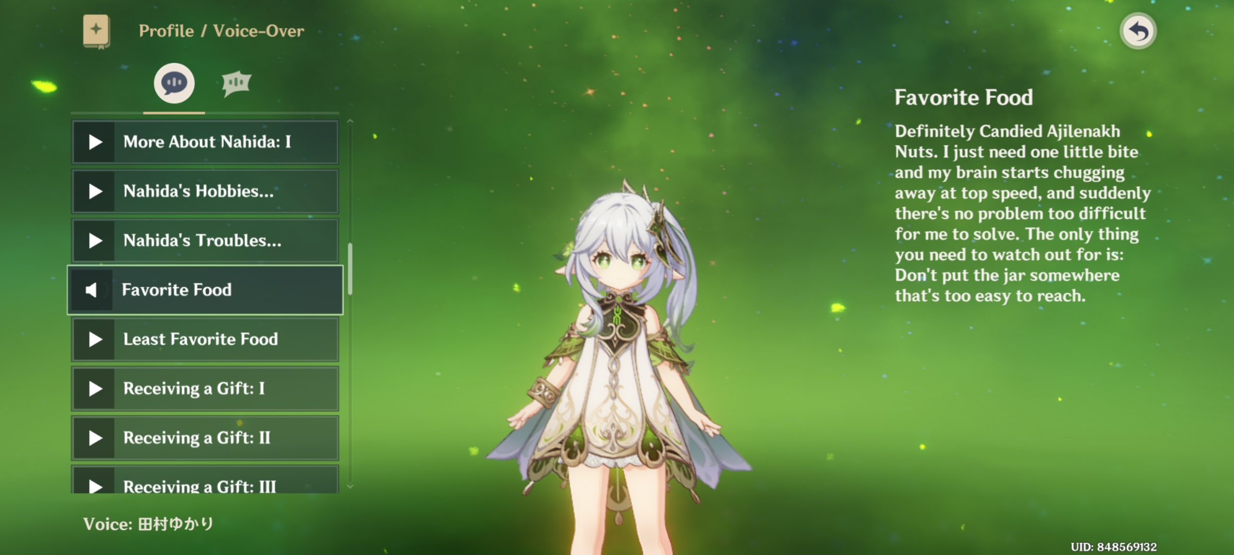 Nahida love nuts Genshin Impact | HoYoLAB